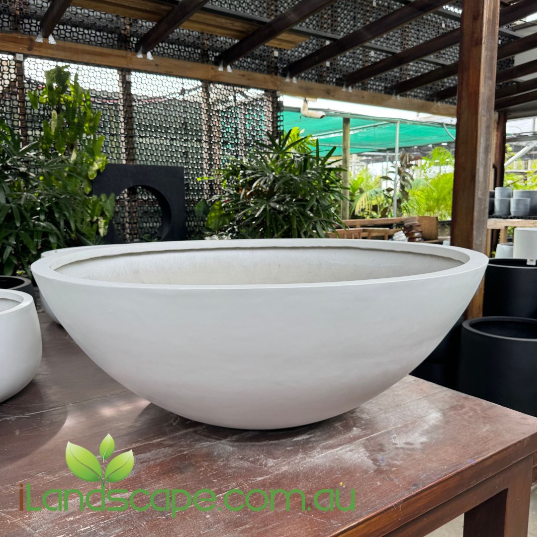 Low Bowl Planter Pot – Lightweight Feature Bowl | Sunshine Coast ...